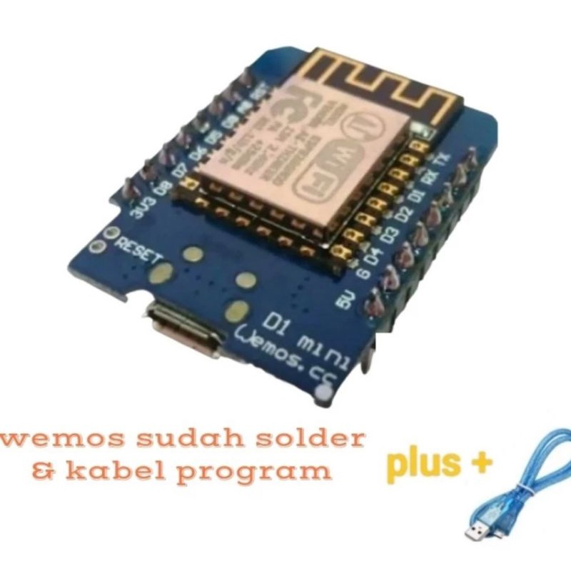 Wemos ได้รับการประสาน + d1 mini nodemcu wifi iot สายเคเบิลข้อมูลโปรแกรม | Shopee Thailand