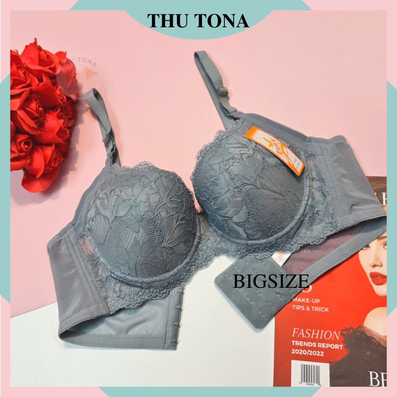 Thutona C987 บราลูกไม้ผู้หญิงเสริมโครงโฟมบาง บราคัพ C ขนาดใหญ่ รุ่นใหญ่ คลุมหลังอ้วน anny ...