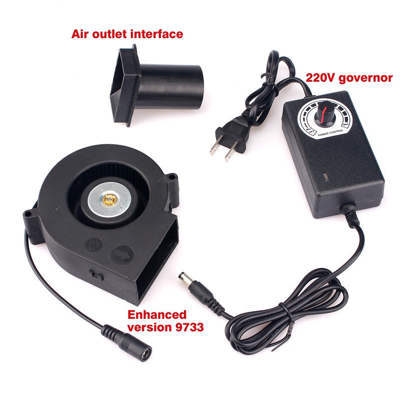 Blower Kalan Fan 12V 220V HouseholdAC Powered Fan พร้อมตัวควบคุม ...
