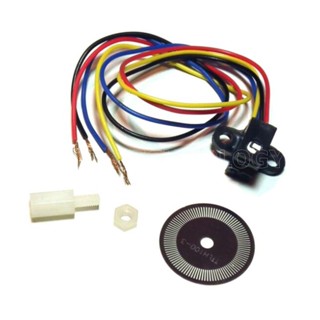 (1ชิ้น) NB065 เซนเซอร์วัดความเร็วรอบล้อ พร้อมแผ่นจานหมุน Photoelectric ...