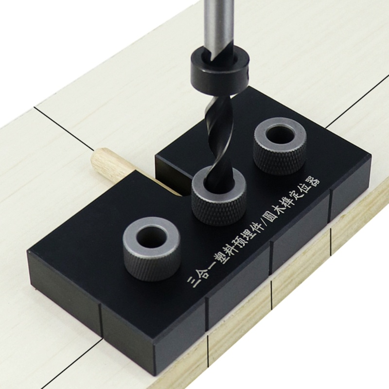 Hl Dowelling Jig Kit คู่มือเจาะแนวตั้ง Hole Locator Hole Puncher งานไม้ ...