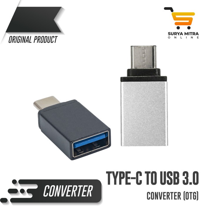 ตัวแปลง Type-C เป็น USB 3.0 OTG DIRECT / Dongle Type-C OTG | Shopee ...