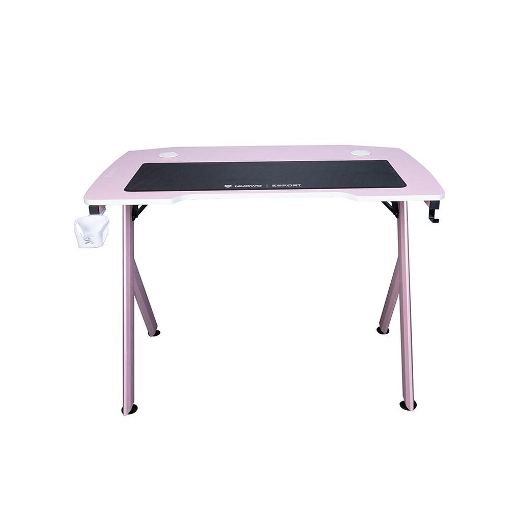 Nubwo โต๊ะเกมมิ่ง GAMING DESK ND-602 Free แผ่นรองเมาส์ในตัว (Pink ...