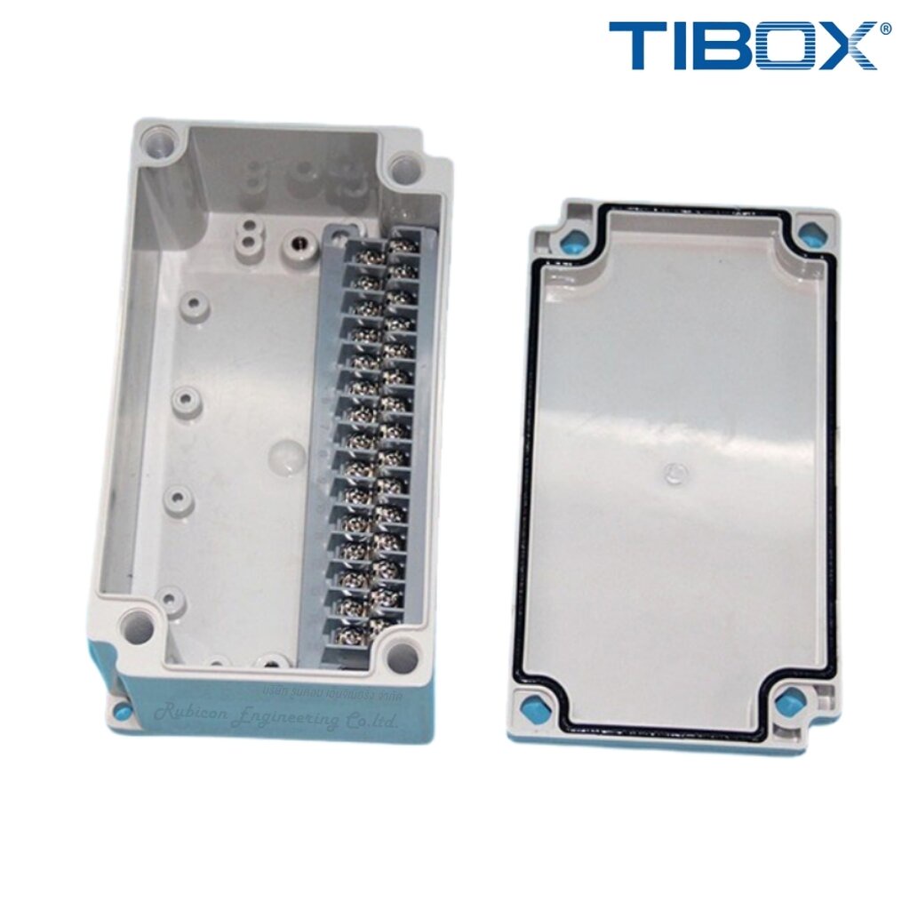TIBOX TJ-15P-S กล่องพลาสติก พร้อมเทอร์มินอลบล็อก (Plastic Terminal ...