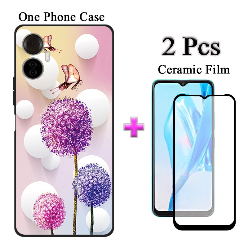 2 IN 1 ITEL Vision 5 Plus S662LC S18 Pro S662L เคสซิลิโคน TPU นิ่ม ทาสี ...