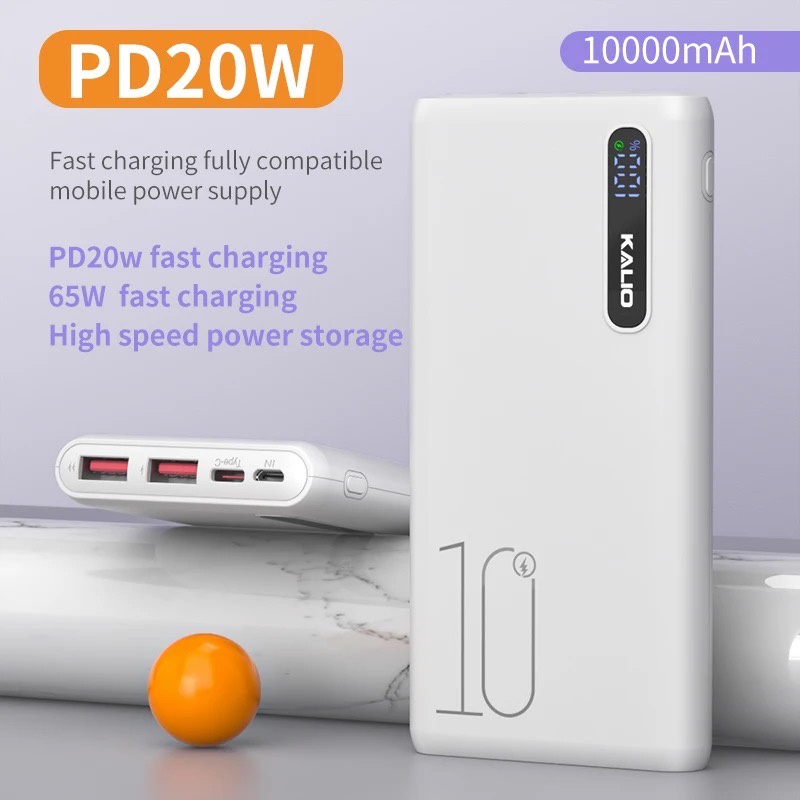 แบตเตอรี่สำรอง Power bank PD 20W 10000 mA Li-polymer | Shopee Thailand