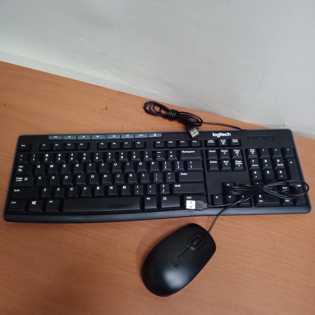 Logitech MK120 Keyboard Mouse Combo Keyboard and Mouse สาย USB เหมือน ...