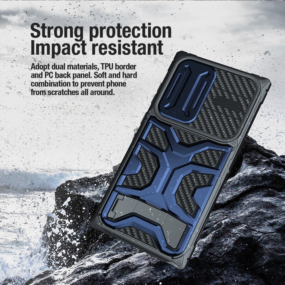NILLKIN Samsung Galaxy S23 Ultra Case NILLKIN Adventurer Pro Slide ...