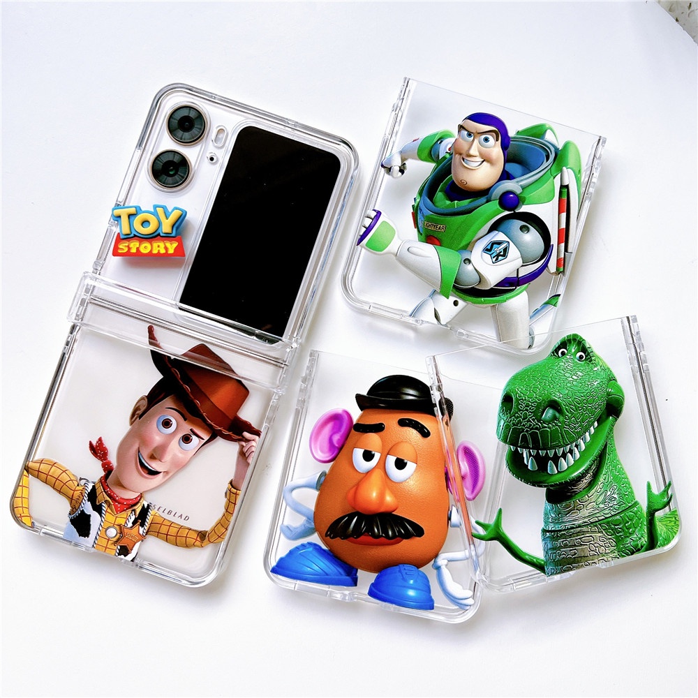เคสแข็ง แบบฝาพับ ลายการ์ตูน Toy Story กันกระแทก สําหรับ Oppo Find N2 ...
