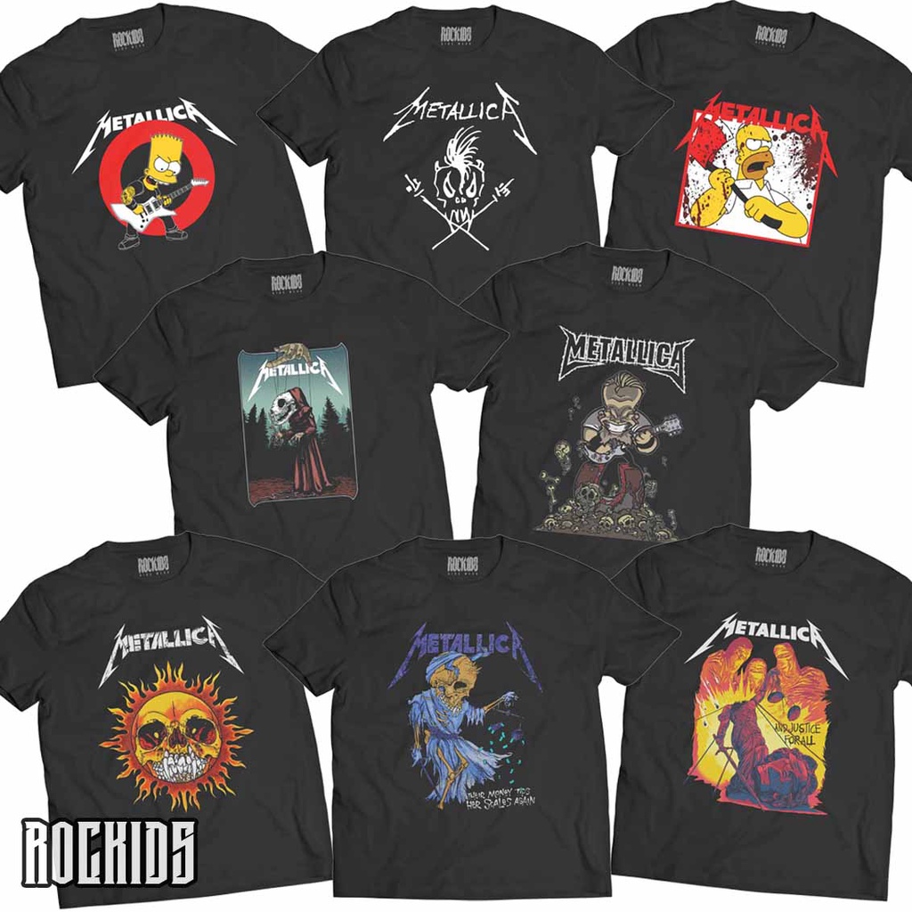 Rockids - metallica collection I - kids wear - เสื้อยืดเด็ก - เสื้อยืด ...