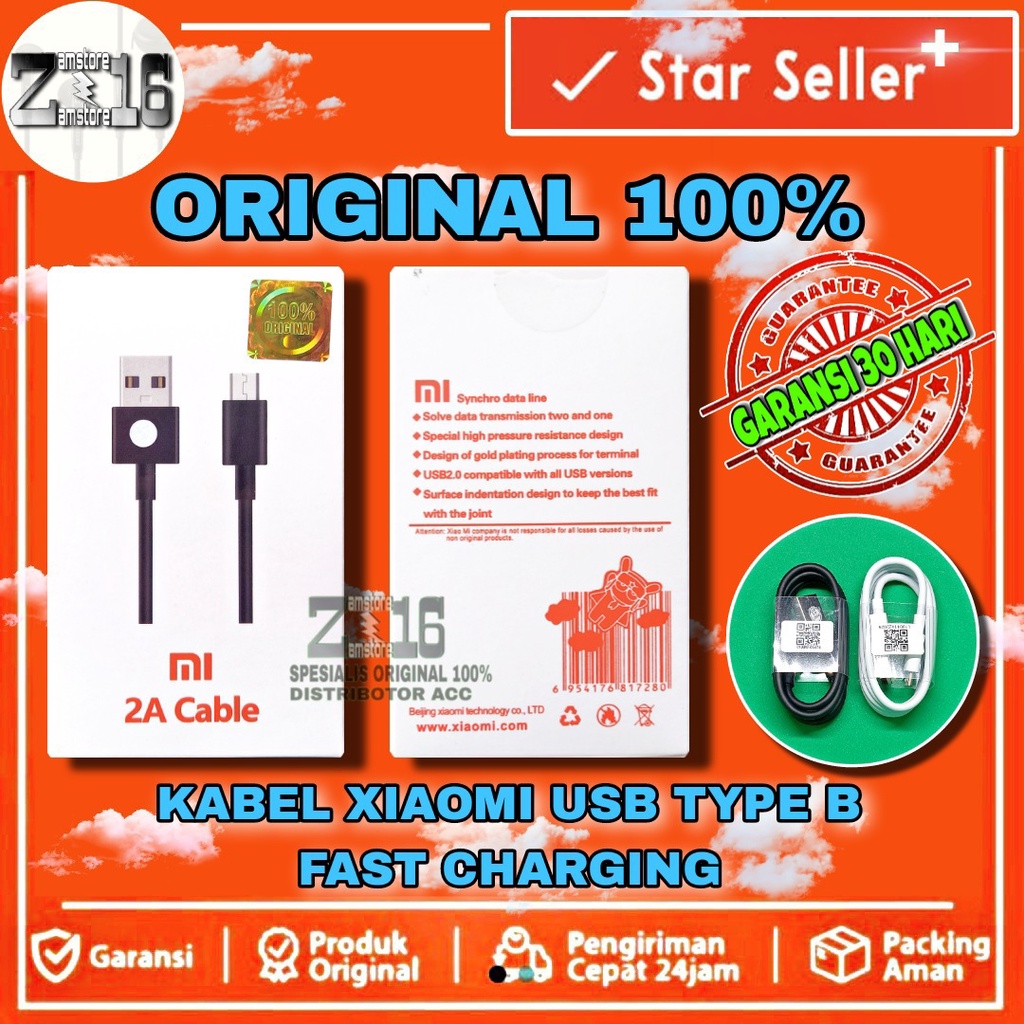 สายเคเบิลข้อมูลชาร์จเร็ว Xiaomi Micro USB Type B 2A | Shopee Thailand