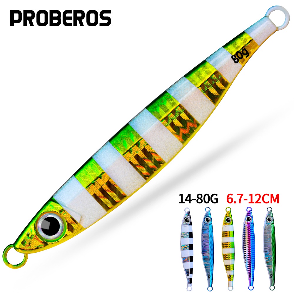 Proberos เหยื่อตกปลาทะเล โลหะ เลเซอร์ 14 กรัม - 80 กรัม 1 ชิ้น | Shopee ...