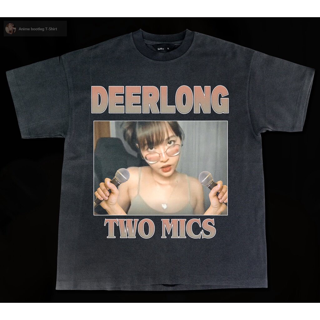 เสื้อยืดผ้าฝ้ายเสื้อยืดผ้าฝ้าย DEERLONG- Bootleg T-Shirt | Shopee Thailand