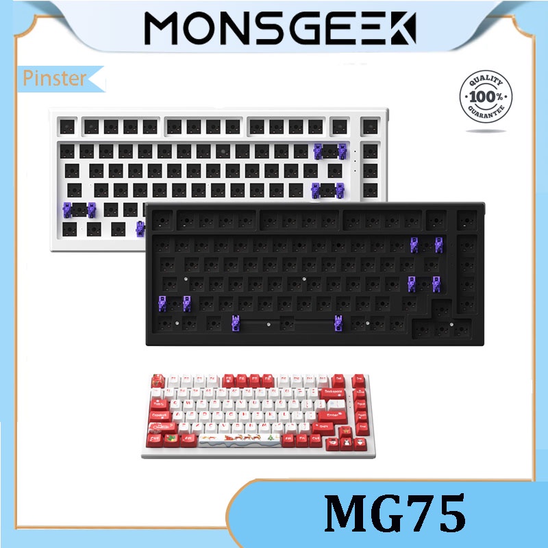 Akko MONSGEEK MG75 ชุดคีย์บอร์ดเกมมิ่ง USB โหมดคู่ 82 คีย์ | Shopee ...