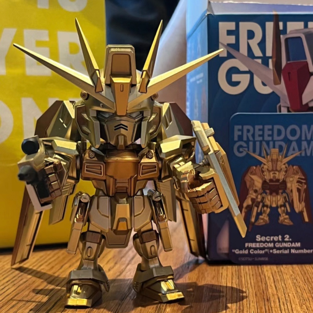 BANDAI 【ของแท้】ชุดกล่องสุ่ม ตุ๊กตาฟิกเกอร์ Qmsv-mini Freedom Gundam ...