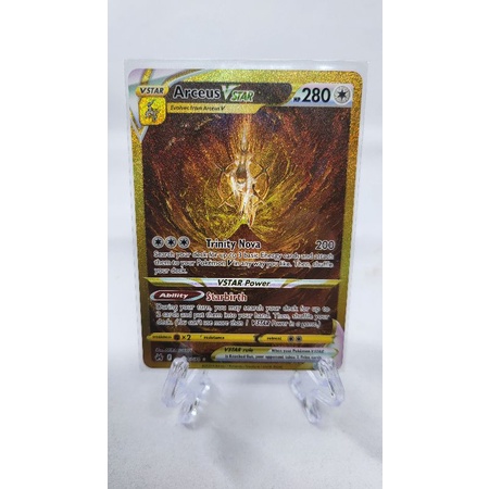 Pokemon Card "Arceus Vstar Gold GG70/GG70" ENG Crown Zenith | Shopee ...