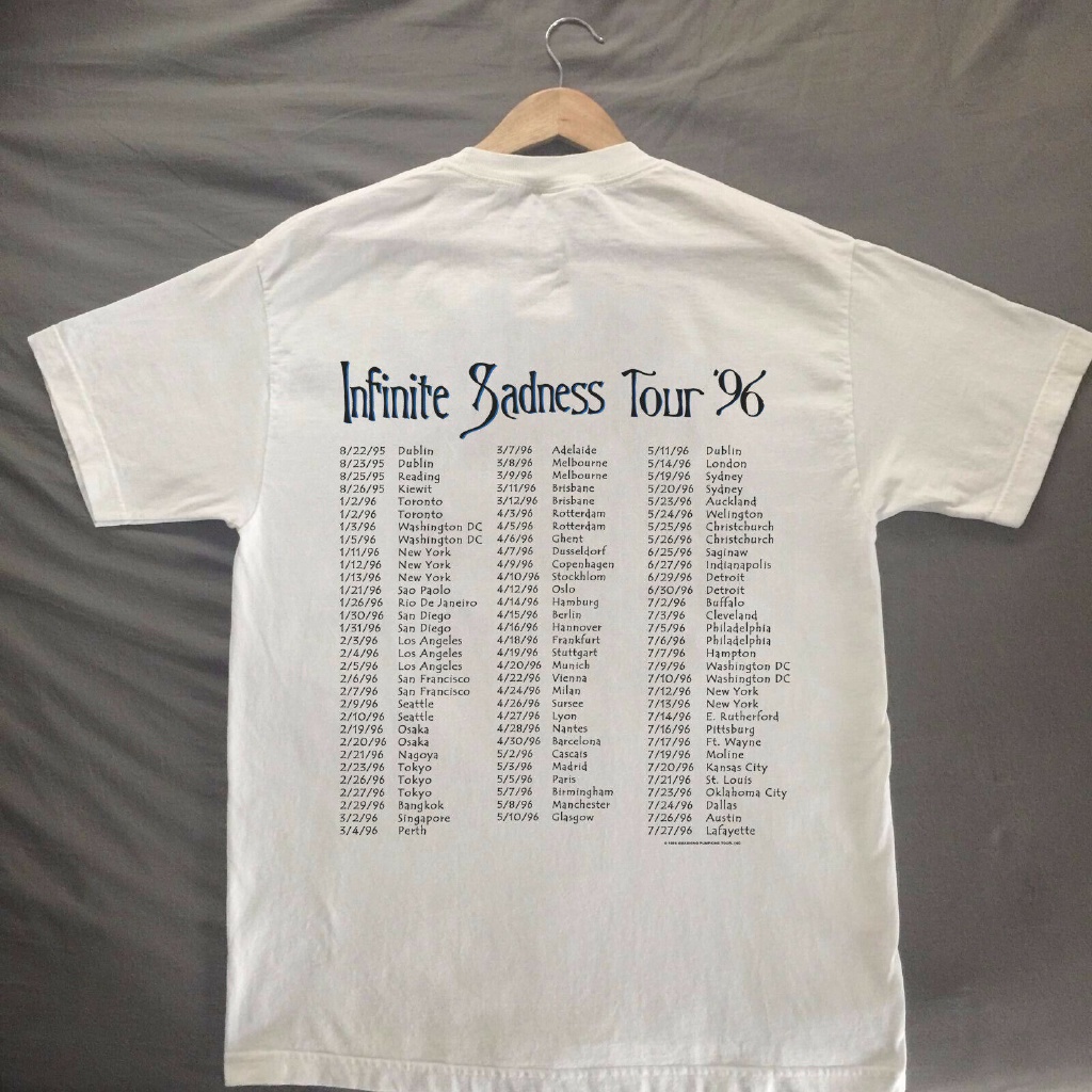 Vintage 90S THE SMASHING PUMPKINS INFINITE SADNESS TOUR 1996 เสื้อเชิ้ต ...