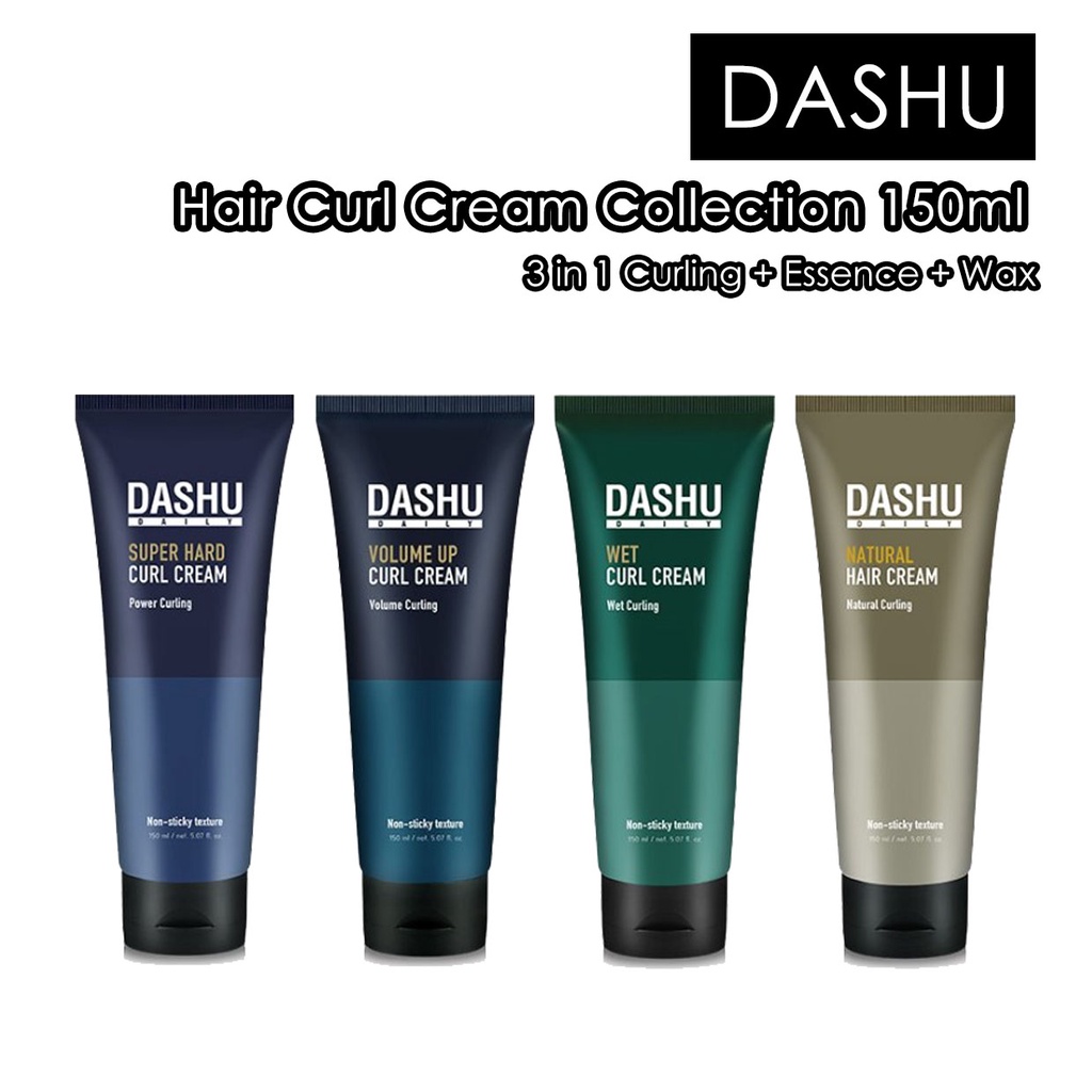 [DASHU] ครีมดัดผม 4 แบบ (150 มล.) เพิ่มวอลลุ่ม แข็งมาก เปียก ธรรมชาติ ...