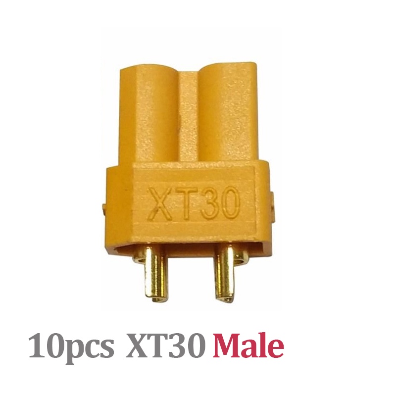ปลั๊กเชื่อมต่อกระสุนตัวผู้ RC XT30 XT 30 ตัวเมีย สําหรับแบตเตอรี่ RC Lipo ESC Motor DIY 5 คู่ ...