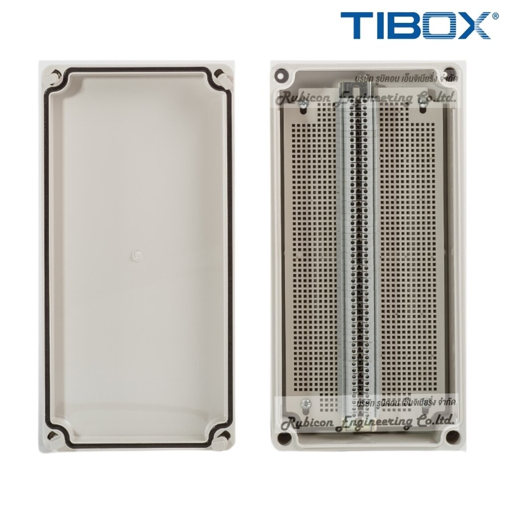 TIBOX TJ-50P กล่องพลาสติก พร้อมเทอร์มินอลบล็อก (Plastic Terminal Block ...