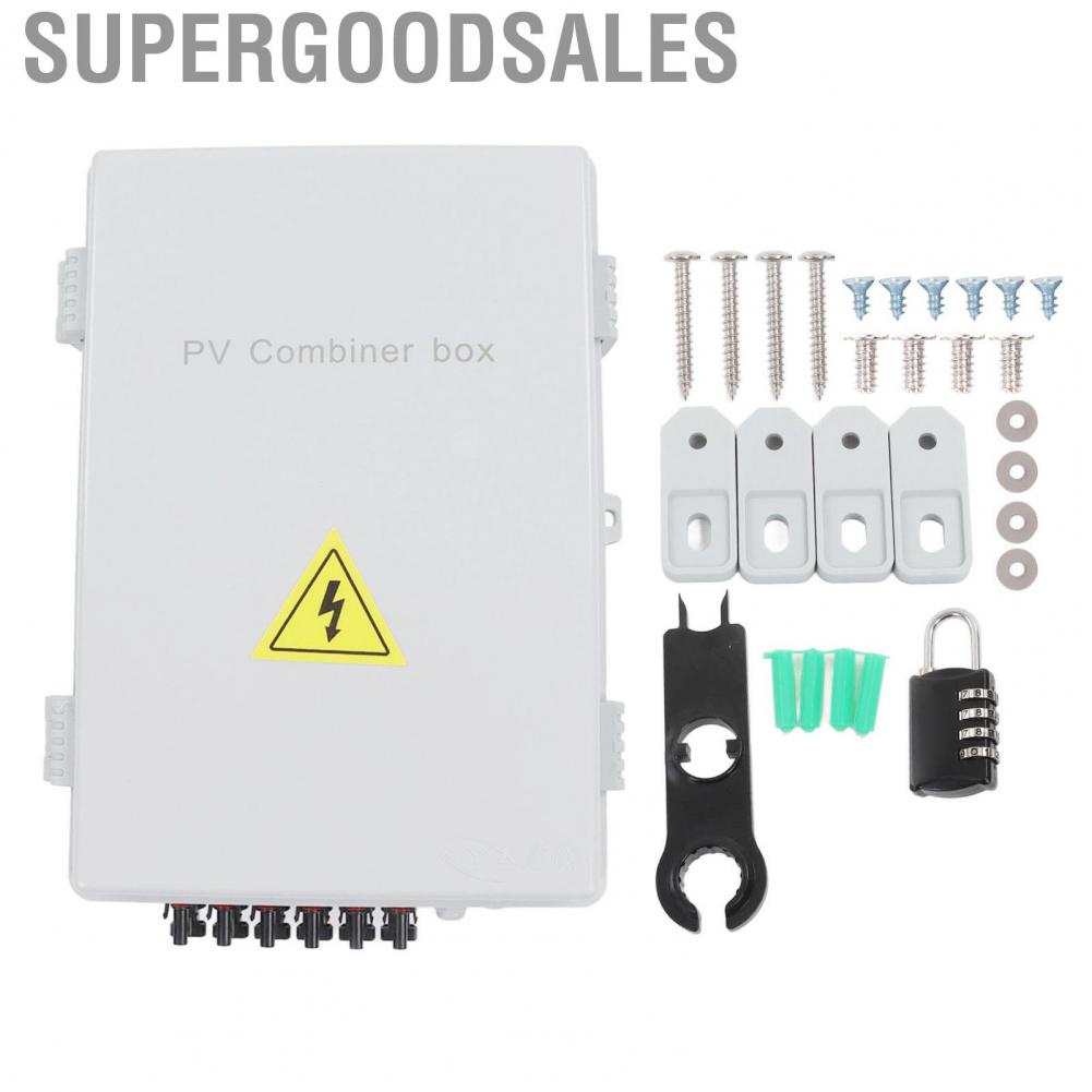 Supergoodsales Tongou 6 String PV Combiner Box with Arrester 10A Fuse ...