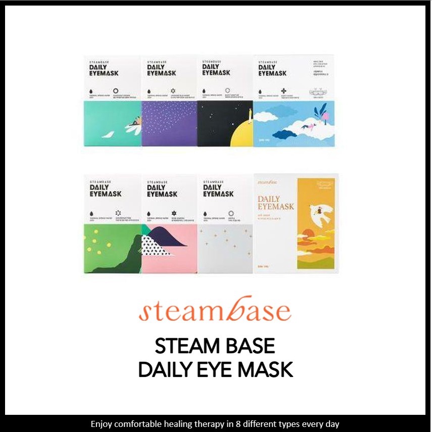 [Ready To Ship] STEAMBASE DAILY EYE MASK [ 8Type/ 15EA ] | Shopee Thailand