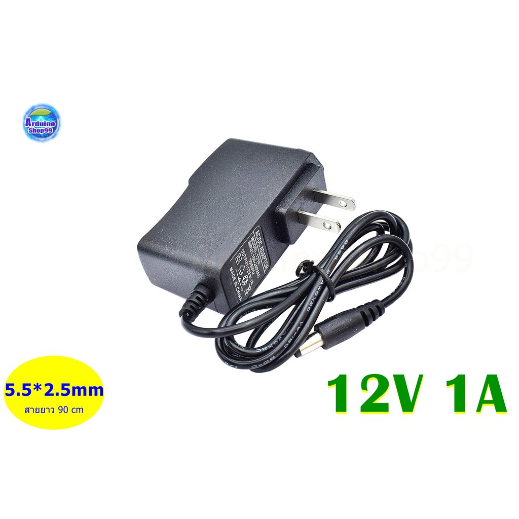 DC 12V/1A Power Adapter AC100-240V Output DC 12V 1A US Plug | Shopee ...