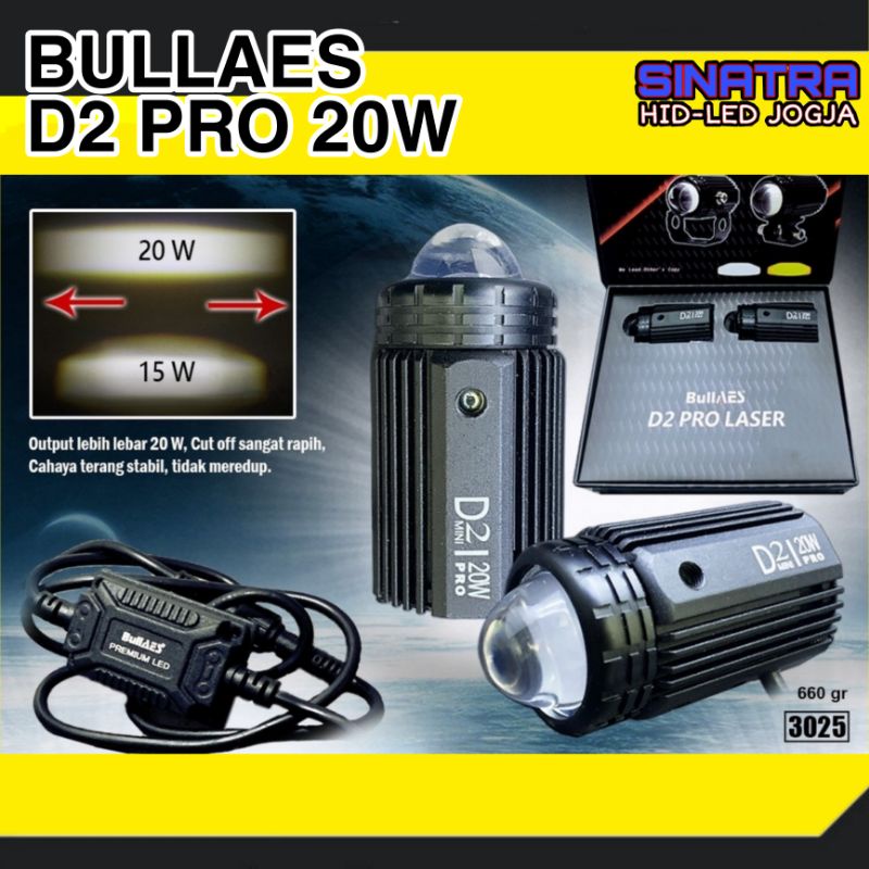 โคมไฟฟลัดไลท์ D2 Pro Laser 20W Bullaes Premium Hi-loo | Shopee Thailand