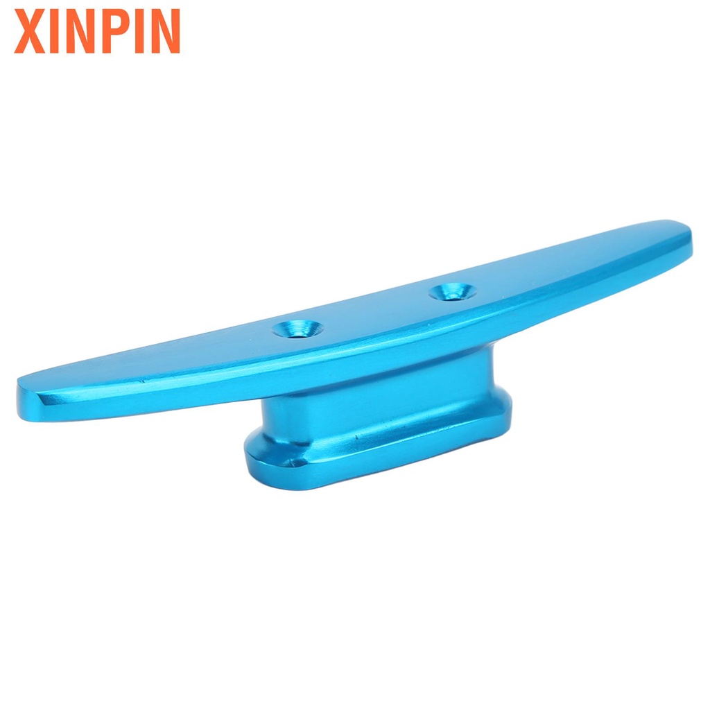 Xinpin 6in Dock Cleats Aluminium Marine Open Base Deck Mooring Rope Tie ...
