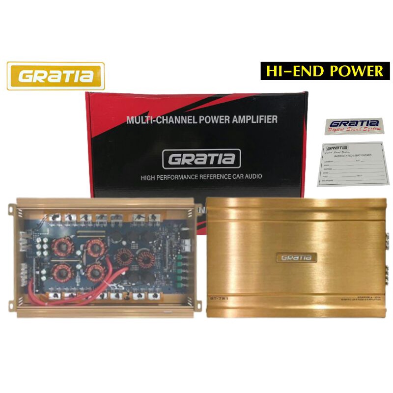 Power Class-D ยี่ห้อ GRATIA รุ่น GT-781 2500 วัตต์ | Shopee Thailand