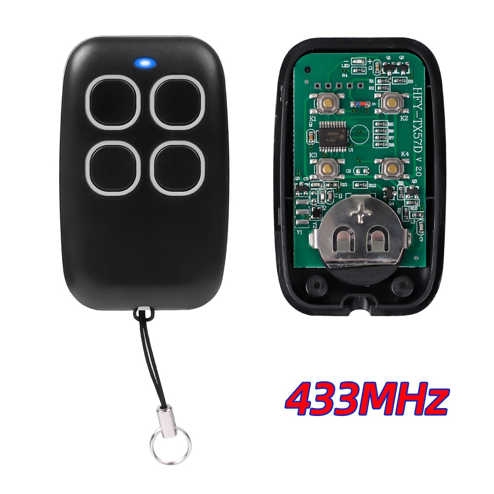 รีโมตคอนโทรลไร้สาย 433Mhz 433.92 mhz สําหรับประตูโรงรถ | Shopee Thailand