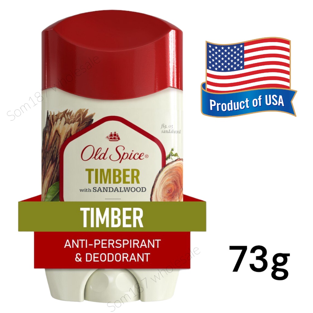 Old Spice Invisible Solid Antiperspirant Deodorant for Men Timber with ...