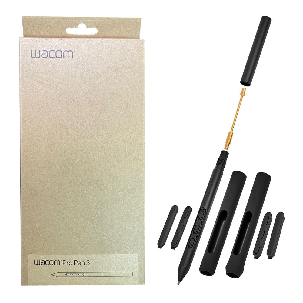 Wacom Pro Pen 3 ( ACP50000DZ ) - Customizable Stylus for Cintiq Pro 27 ...