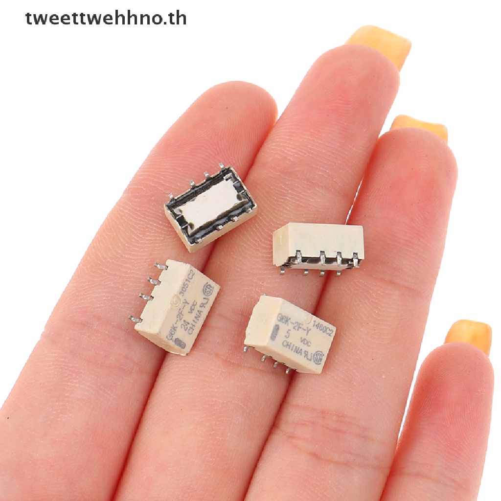 Tweettwehhno รีเลย์สัญญาณ SMD G6K-2F-Y 8PIN สําหรับรีเลย์สัญญาณ DC 3V ...