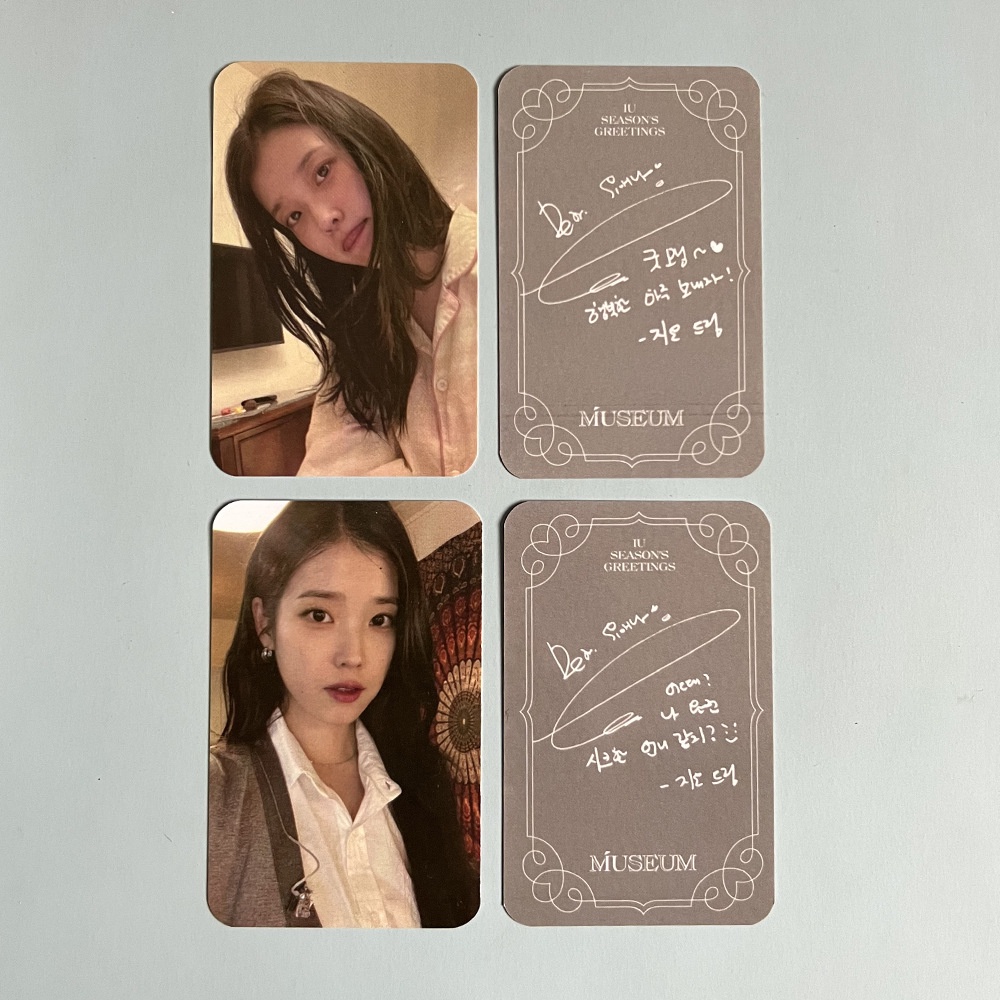 โฟโต้การ์ด Kpop IU 2023 SEASON'S GREETINGS สําหรับ Uaena | Shopee Thailand