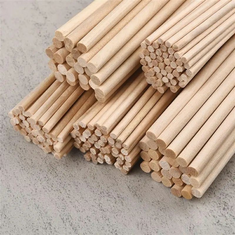 Kayu Ramin Craft Wooden Stick Dowel Macrame หัตถกรรม | Shopee Thailand
