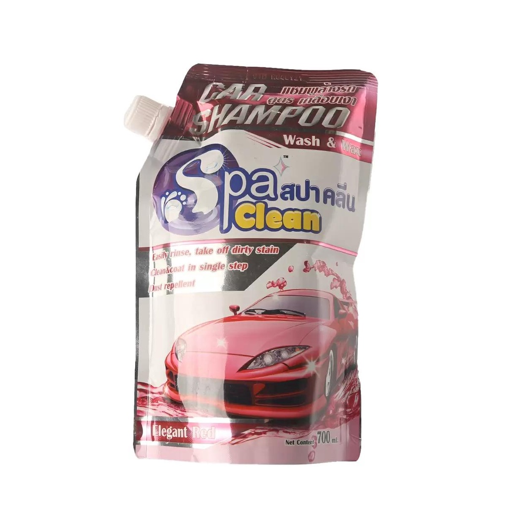 HOMEHAP SPACLEAN ผลิตภัณฑ์แชมพูล้างรถ 700 มล. กลิ่นอีลีแกนท์เรด น้ำยาดูแลรถยนต์ ผลิตภัณฑ์ดูแล ...