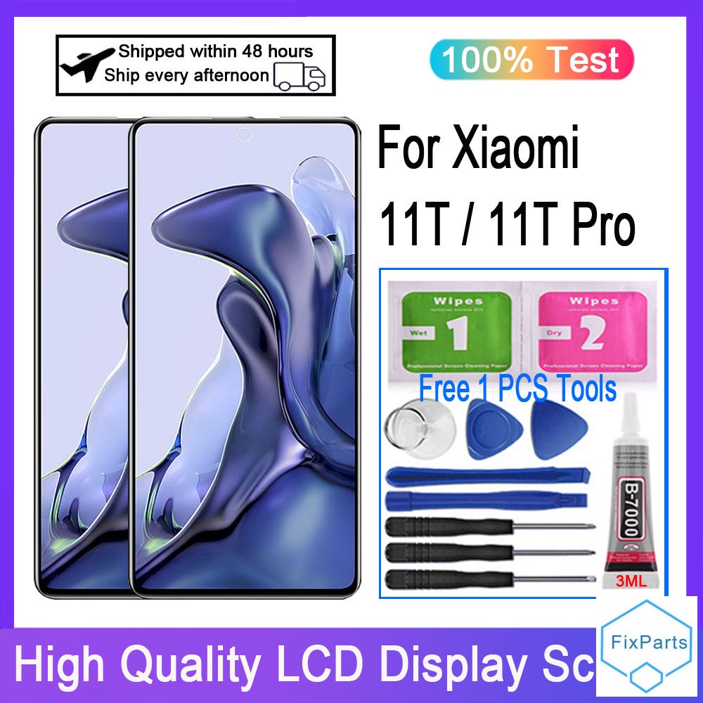 ของแท้ สําหรับ Xiaomi Mi 11T 21081111Rg หน้าจอสัมผัสดิจิทัล LCD สําหรับ ...