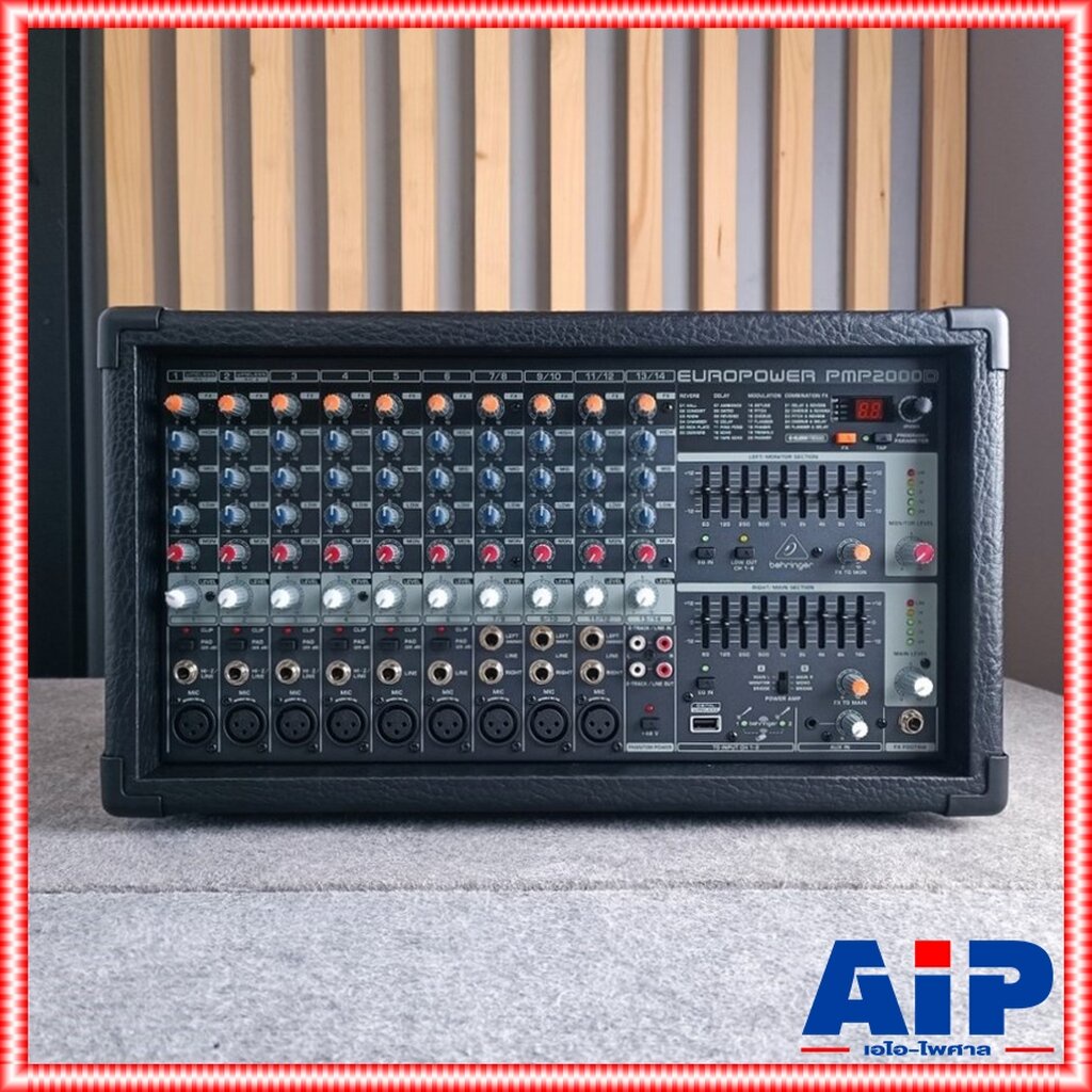เพาเวอร์มิกซ์ BEHRINGER PMP2000D POWERMIXER PMP2000 PMP 2000 PMP-2000 ...