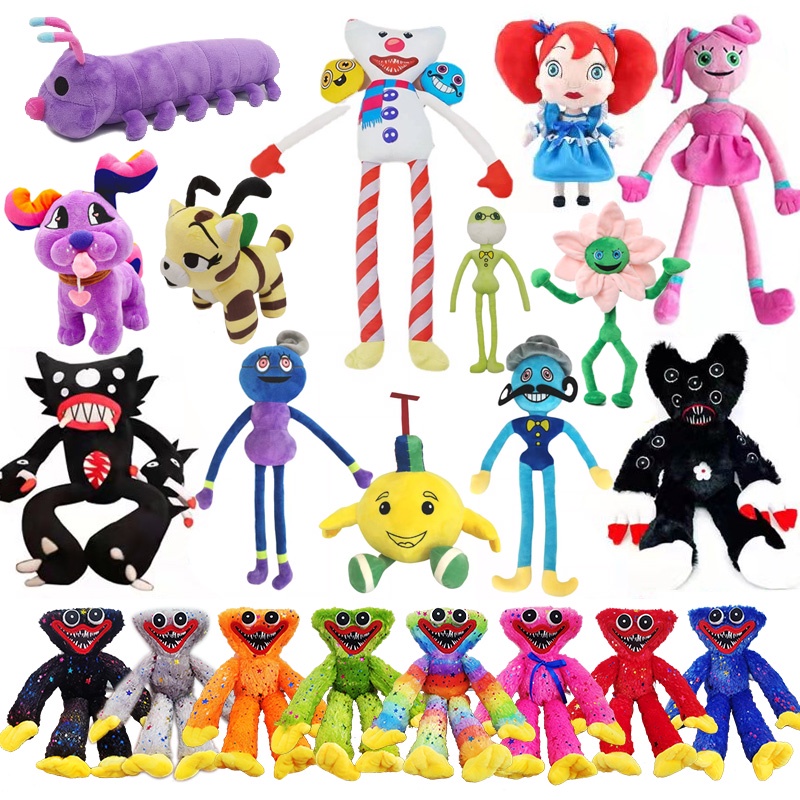 ตุ๊กตาฟิกเกอร์ เกม Huggy Wuggy Killy Willy Stuff Plushie MOMMY Daddy ...