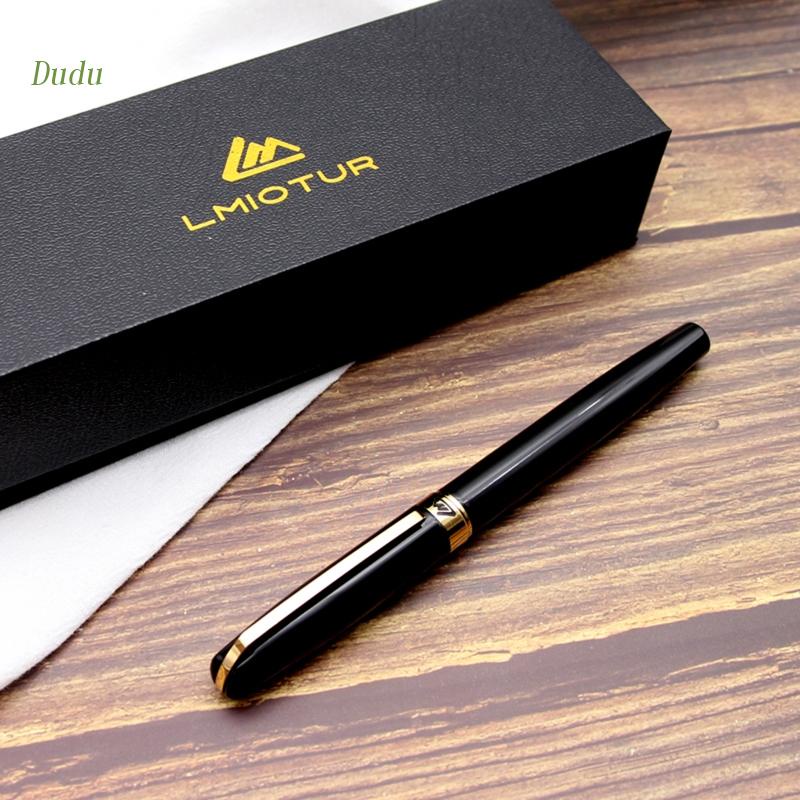 Dudu Piston-Filled Fountain Pen Push/Pull to Refilled F Nib Write ...