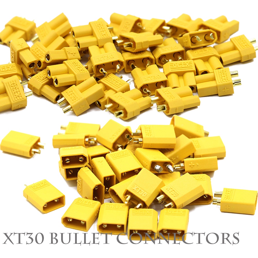 Rc XT30 XT 30 ปลั๊กเชื่อมต่อตัวผู้ ตัวเมีย สําหรับแบตเตอรี่ RC Lipo ESC Motor DIY ของเล่นขายส่ง ...