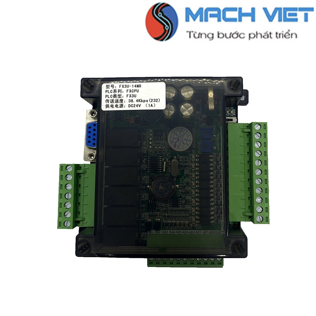 บอร์ด PLC Mitsubishi FX3U-14MT,FX3U-14MR,FX3U-24MT,FX3U-24MR,FX3U-32MT ...