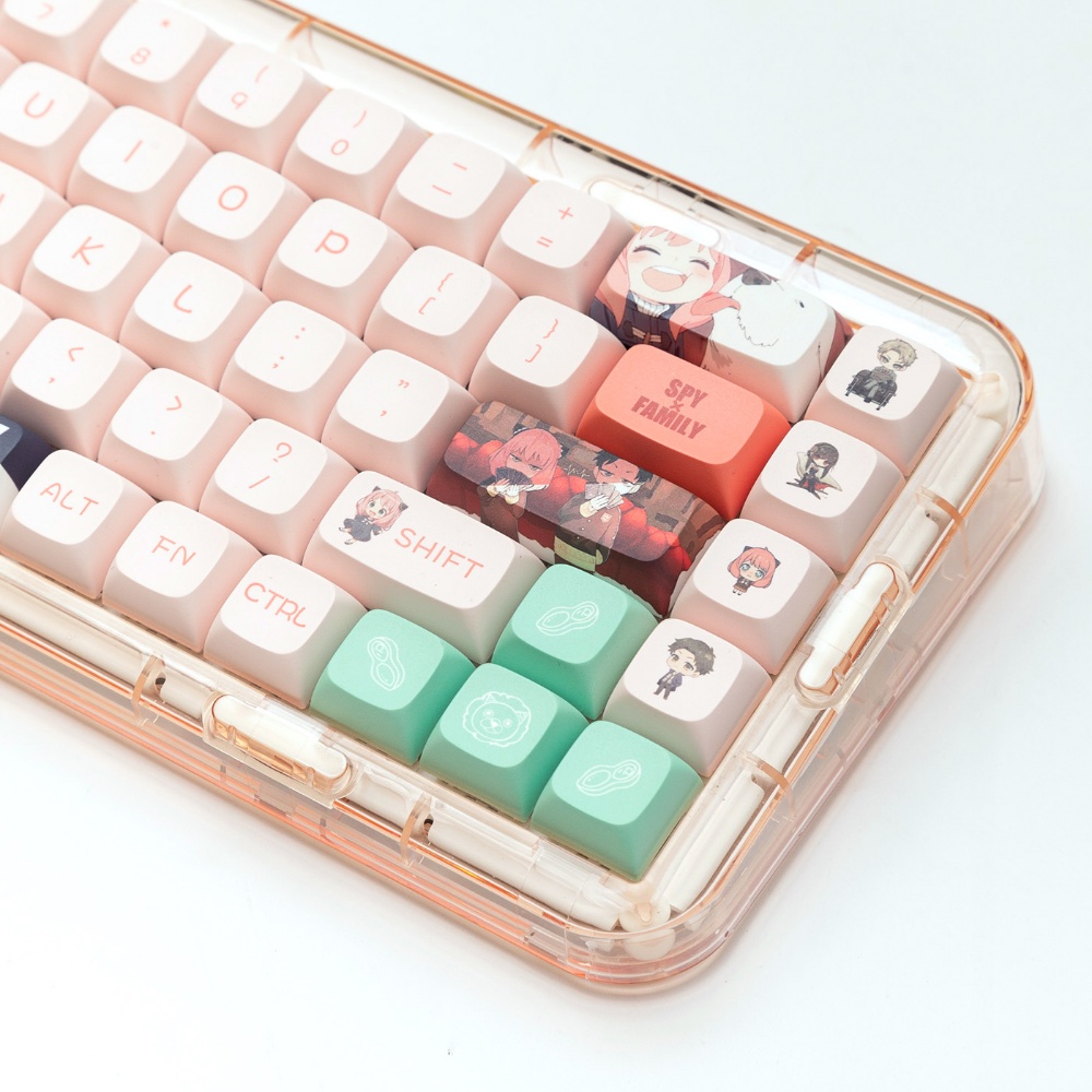140 คีย์ Anya Forger Keycaps XDA Profile SPY×FAMILY Anime PBT Dye Sub ...