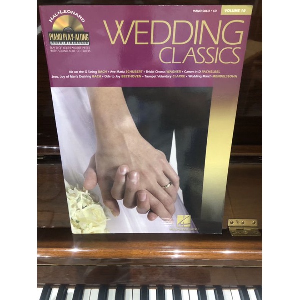 Canon in D PIANO PLAY-ALONG VOL.10 - WEDDING CLASSICS PIANO SOLO CD ...
