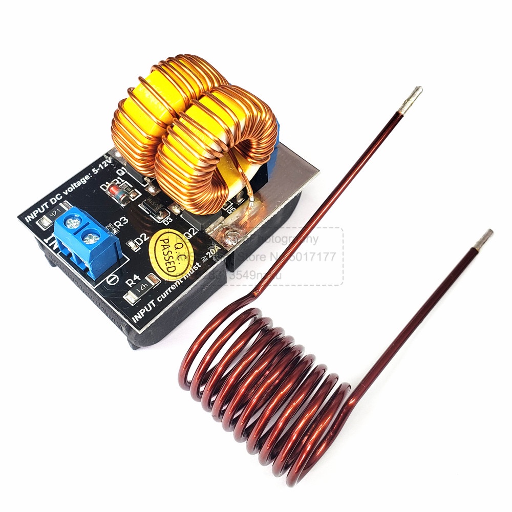 บอร์ดทําความร้อน DC 5-12V 120W Mini ZVS DIY พร้อมคอยล์จุดระเบิด | Shopee Thailand