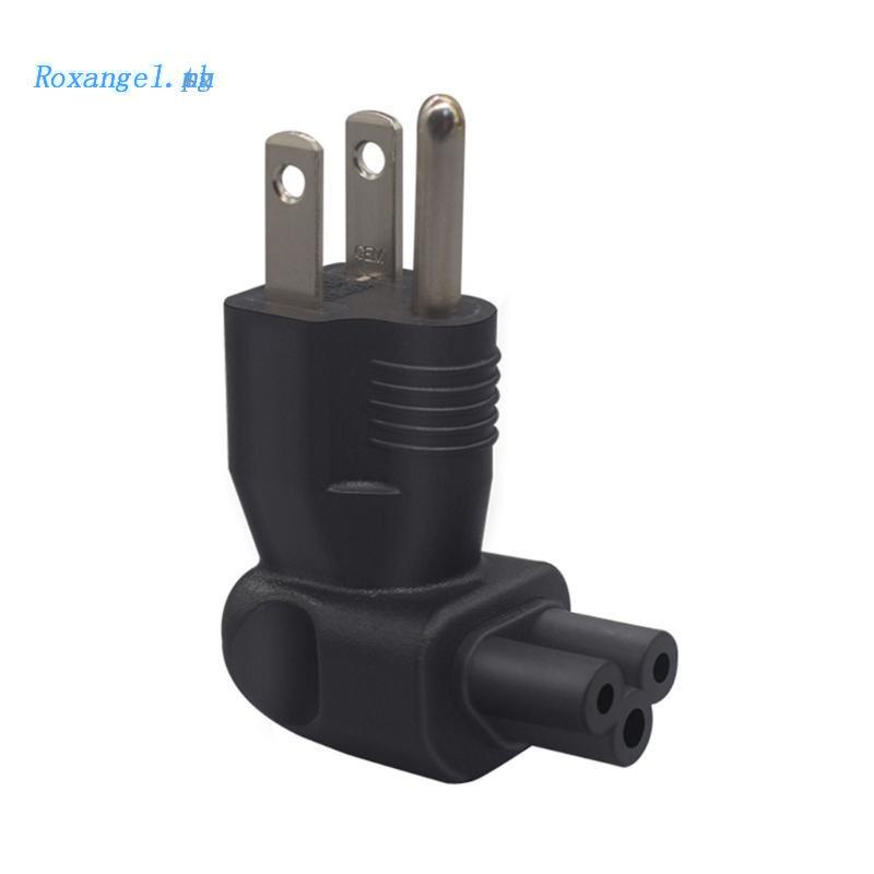 ROX 10A 250V 3 Prong NEMA 5-15P to C5 Plug-Power Adapter for Standard ...