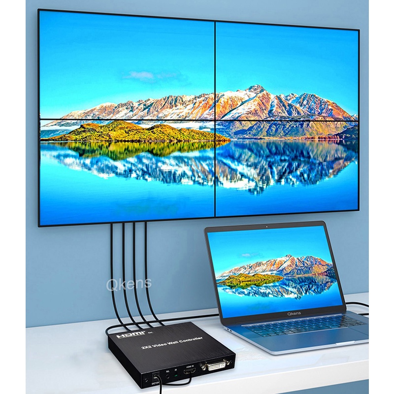 4k HDMI Video Wall Controller โปรเซสเซอร์ 2x2 1080P 60Hz 1X2 1X4 1X3 ...