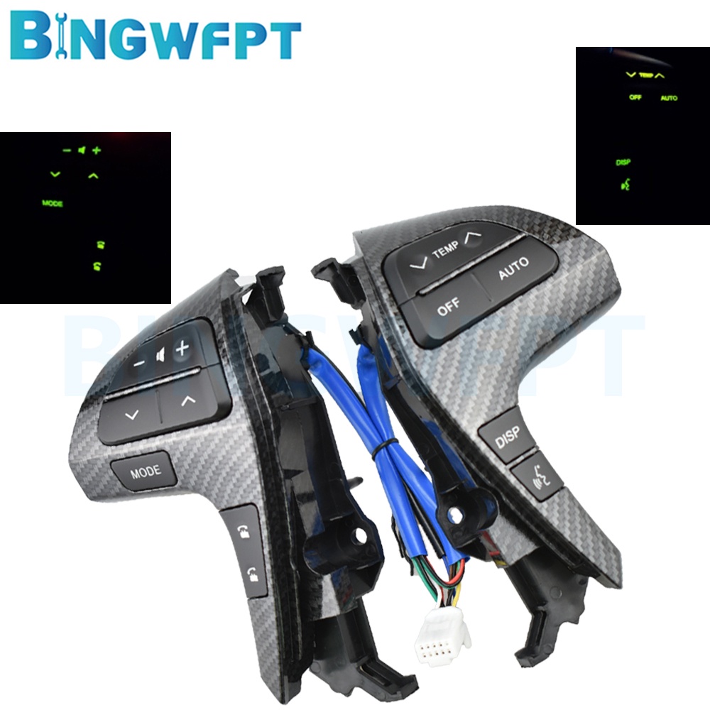 ใหม่ ปุ่มสวิตช์ควบคุมเสียงบลูทูธ 84250-06180 สําหรับ Toyota Camry ...