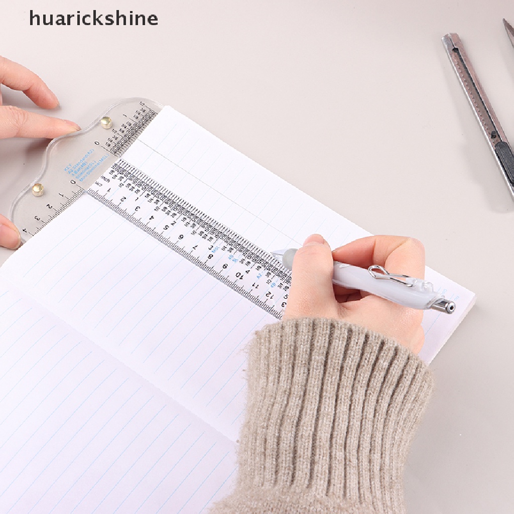 huarickshine^^ Clear Acrylic T-Square Ruler For Easy Reference While ...